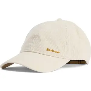 Barbour Corduroy Baseball Cap - Pearl