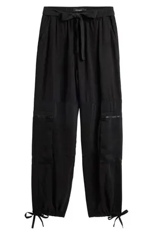 Desigual Drawstring Hem Relaxed Pants