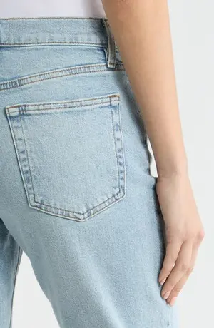 FRAME The Borrowed Mid Rise Boyfriend Jeans - Ida