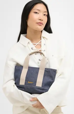 Barbour Mini Mya Denim Tote