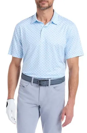 Robert Graham Links & Drinks Performance Golf Polo