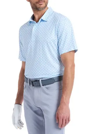 Robert Graham Links & Drinks Performance Golf Polo