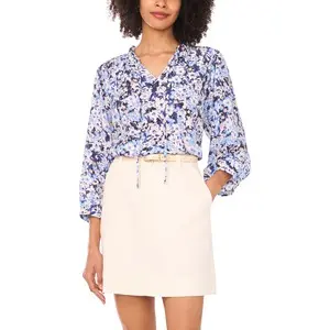 Vince Camuto Floral Peasant Blouse