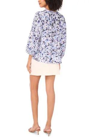 Vince Camuto Floral Peasant Blouse