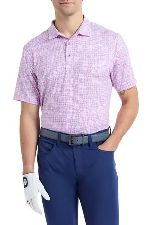 Robert Graham Tilford Performance Golf Polo
