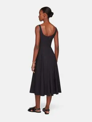 EMILIA WICKSTEAD Fit & Flare Dress - Black