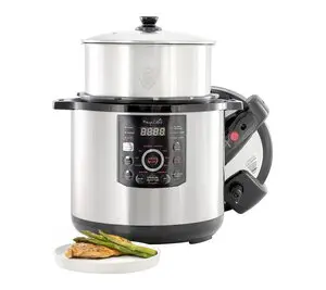 MEGACHEF 12 Quart Steel Digital Pressure Cooker