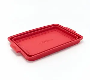 GOOD HOUSEKEEPING Collapsible Glass/silicone Baking Pan