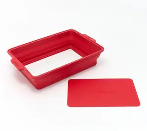 GOOD HOUSEKEEPING Collapsible Glass/silicone Baking Pan