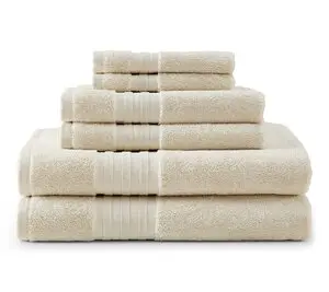 MARTHA STEWART Martha Steweart Skyland Manor Wheat 6-piece Cot Ton Towel Set - One-color