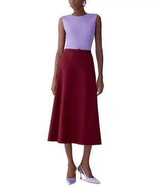 Carolina Herrera Sleeveless Colorblocked Dress