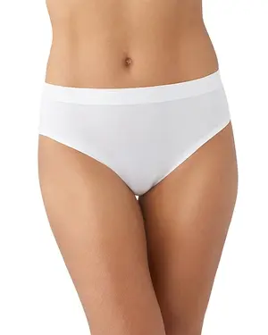 Wacoal B Smooth Natural Hi Cut Brief - White