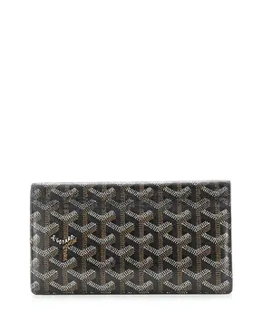 GOYARD Long Richelieu Wallet Coated Canvas - Black