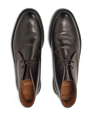 REISS Clarkson Leather Chukka Boots