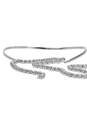 MAISON MARGIELA Rhinestone Pendant Necklace