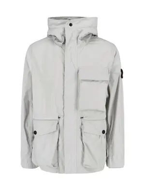Stone Island High Neck Coats For Men
