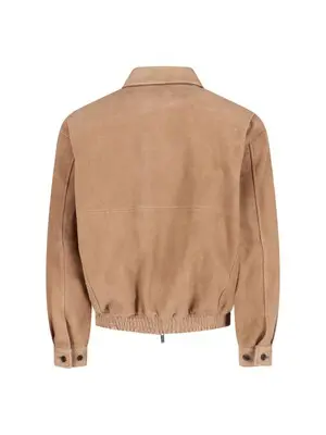 TONYWACK Suede Bomber Jacket