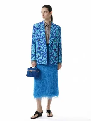 Bottega Veneta Vanity Bag With Intrecciato Pattern - Blue
