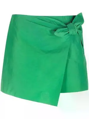 Red Valentino Mid-rise Knot-detail Shorts