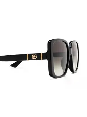 Gucci Double G Square-frame Sunglasses