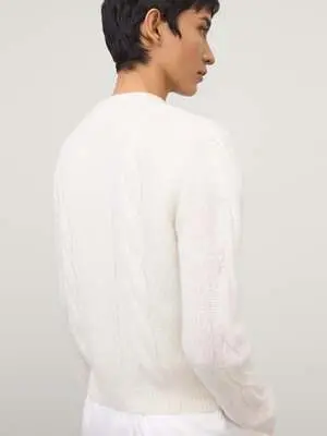 LISA YANG The Gwyneth Cardigan - Cream
