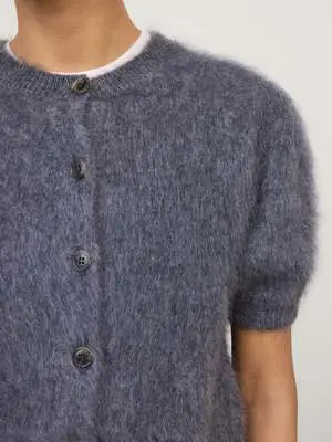 LISA YANG The Lucianne Cardigan - Graphite Brushed