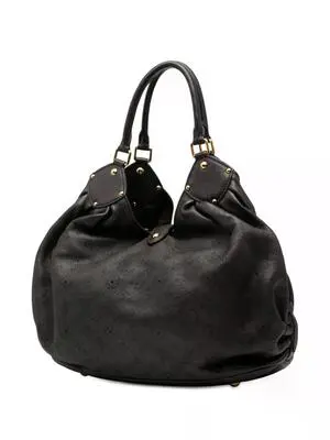 LOUIS VUITTON 2009 Monogram Mahina Xl Hobo Bag - Brown