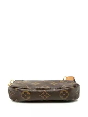 LOUIS VUITTON 2007 Monogram Mini Pochette Accessoires Handbag - Brown