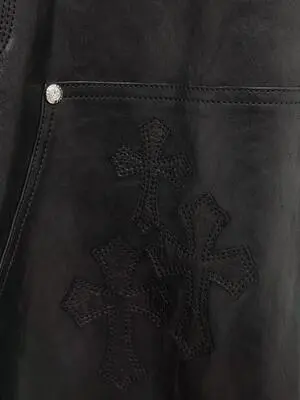AMAL GUESSOUS Cross-motif Shorts