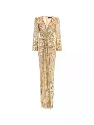 Jenny Packham Darcy Sequin-embellished Maxi Dress