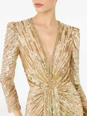 Jenny Packham Darcy Sequin-embellished Maxi Dress