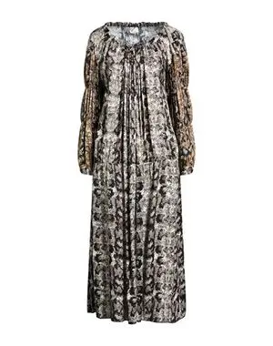 Liviana Conti Midi Viscose Dress - Ivory