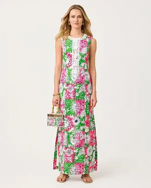 Lilly Pulitzer® Barberine Stretch Maxi Shift Dress
