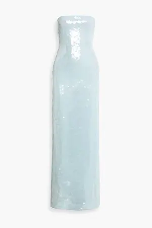 Retrofete Sequined Tulle Maxi Dress