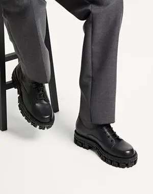 Versace Ankle Combat Boots