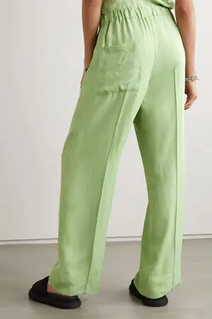 Gauchere Tori Twill Wide-leg Pants