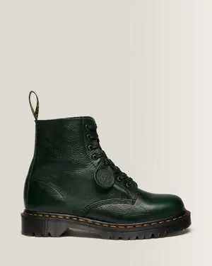 Dr. Martens 1460 Pascal Made In England Leather Boots - Green