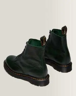 Dr. Martens 1460 Pascal Made In England Leather Boots - Green