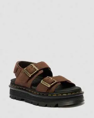 Dr. Martens Zebzag Nubuck Platform Sandals