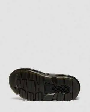 Dr. Martens Zebzag Nubuck Platform Sandals