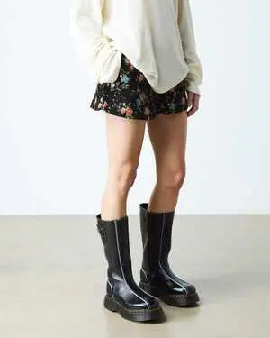 Dr. Martens Buzz Hi Gloss Leather Boots
