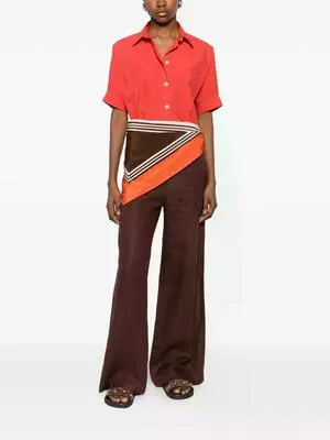 OTTOD'AME Pointed-collar Pocket Shirt
