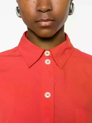 OTTOD'AME Pointed-collar Pocket Shirt
