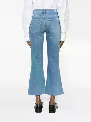7 For All Mankind Cropped Flare Jeans