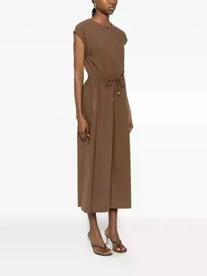 OTTOD'AME Drawstring Sleeveless Maxi Dress