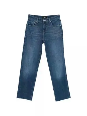 7 For All Mankind Five-pocket Straight Jeans
