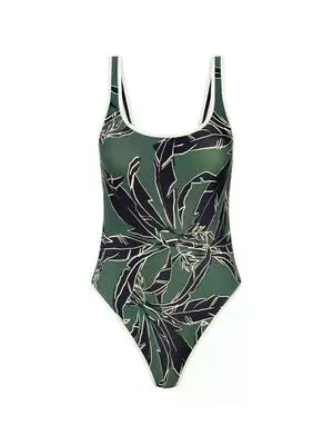 The Upside Tamara Floral-print One-piece Swimsuit - Green