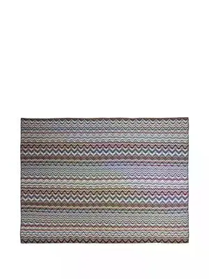 Missoni Zigzag-pattern Blanket - White