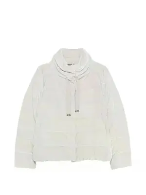 Herno Puffer Jacket With Funnel Neck - Neutrals