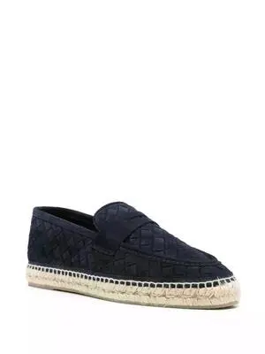 CastaÑer Woven Espadrille Loafers - Blue